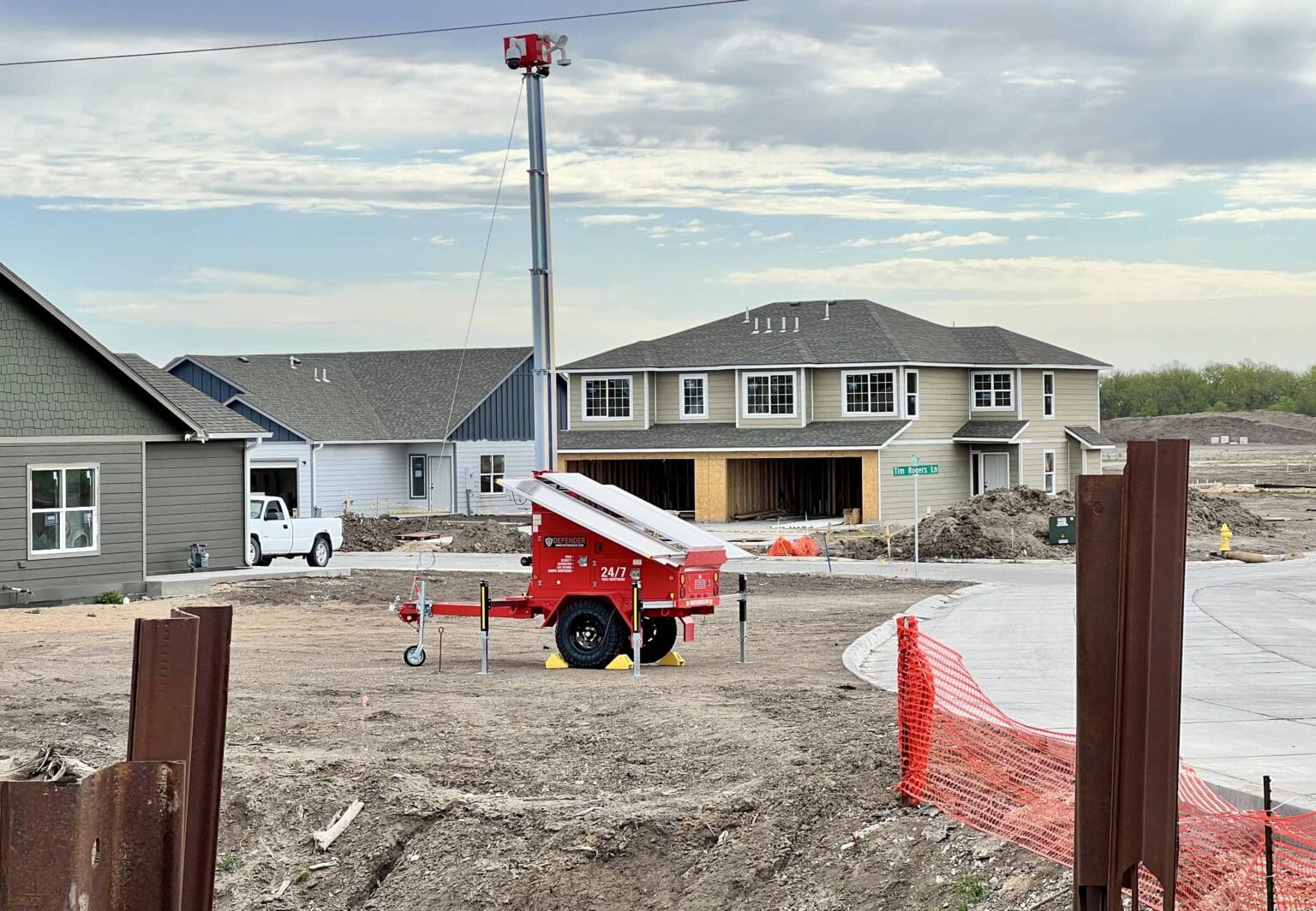 Construction Security | Defender Security Trailers
